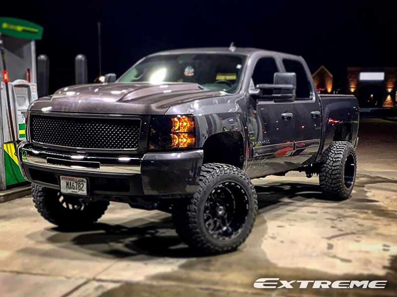 2010 Chevrolet Silverado 1500 - 20x12 TIS Wheels 35x12.5R20 Cooper ...