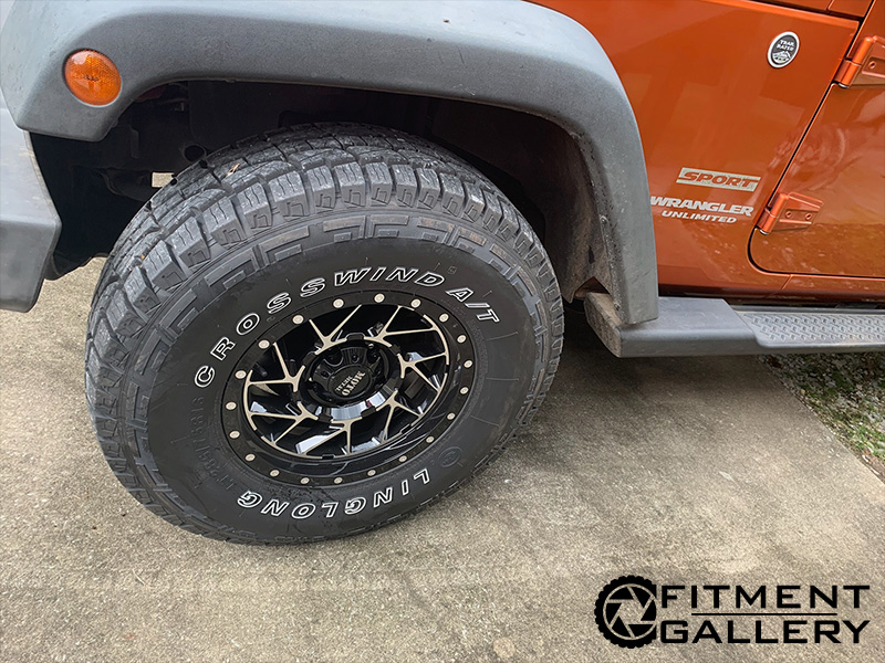 2010 Jeep Wrangler - 16x8 Moto Metal Wheels LT285/75R16 Linglong Tires