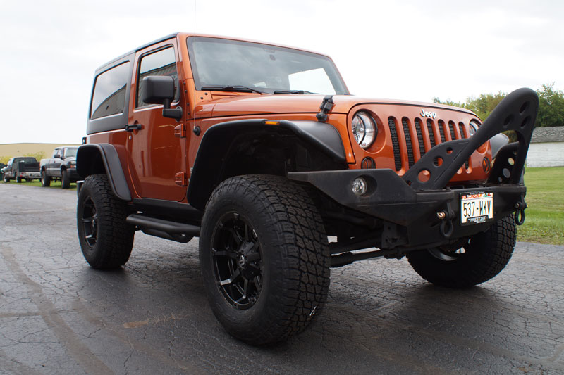 2011 Jeep Wrangler - 17x9 Fuel Offroad Wheels 295/70R17 Nitto Tires