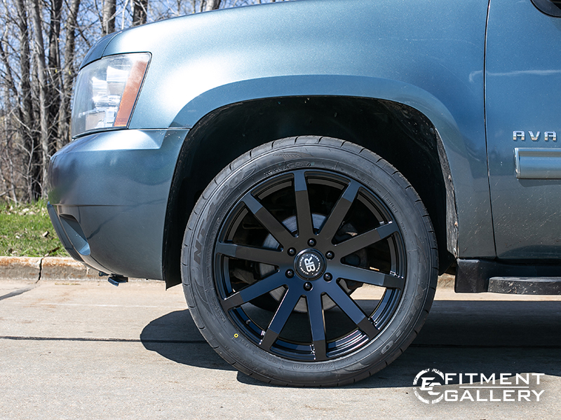 2011 Chevrolet Avalanche - 22x9.5 Black Rhino Wheels 285/45R22 Nitto Tires