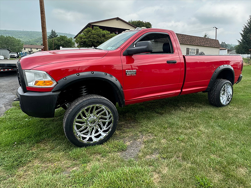 2011 Ram 2500 - 22x12 TIS Offroad Wheels 305/40R22 Nitto Tires