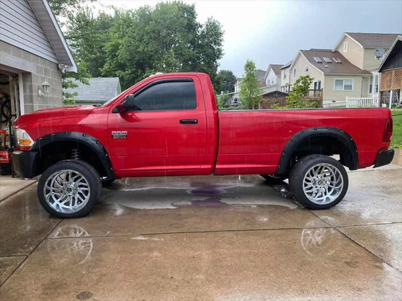 2011 Ram 2500 - 22x12 TIS Offroad Wheels 305/40R22 Nitto Tires