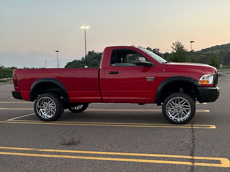 2011 Ram 2500 - 22x12 TIS Offroad Wheels 305/40R22 Nitto Tires