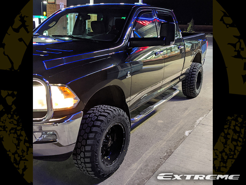 2011 Ram 2500 - 18x10 Moto Metal Wheels LT33x12.5R18 RBP Tires