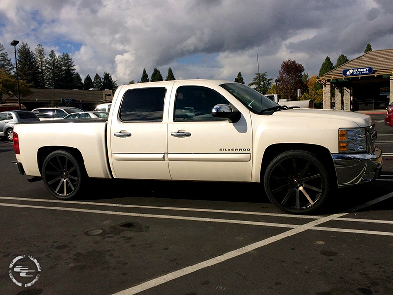 2012 Chevrolet Silverado 1500 - 24x10 Dub Wheels 285/35R24 Nitto Tires ...