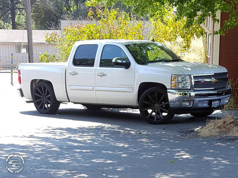2012 Chevrolet Silverado 1500 - 24x10 Dub Wheels 285/35R24 Nitto Tires ...