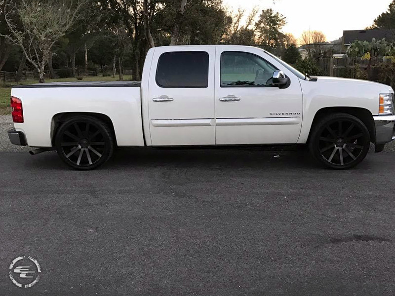 2012 Chevrolet Silverado 1500 - 24x10 Dub Wheels 285/35R24 Nitto Tires ...