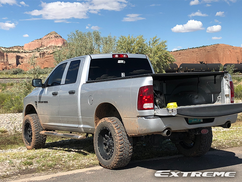 2012 Ram 1500 - 20x10 Fuel Offroad Wheels 35x12.5R20 Mastercraft Tires ...