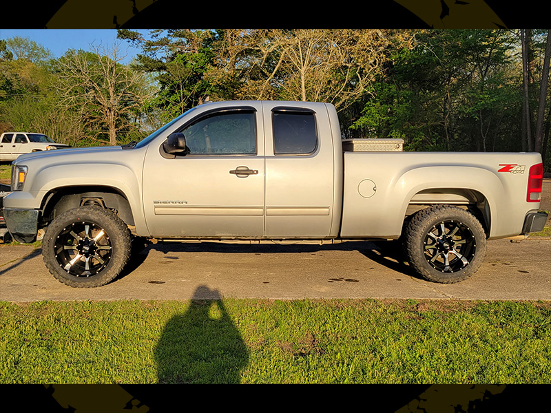 2012 GMC Sierra 1500 - 20x12 Moto Metal Wheels LT33x12.50R20 Ironman Tires