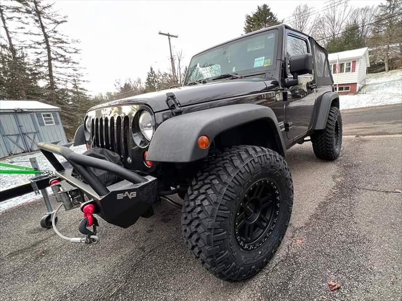 2012 Jeep Wrangler - 17x9 Vision Wheels LT35x12.50R17 Nitto Tires