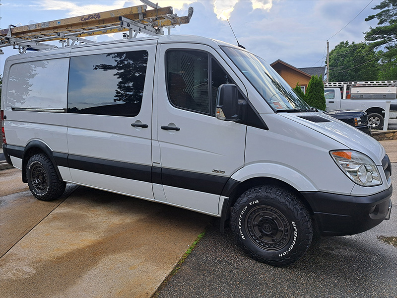 2012 Mercedes-Benz Sprinter 2500 - 16x8 Black Rhino Wheels LT245/75R16 ...