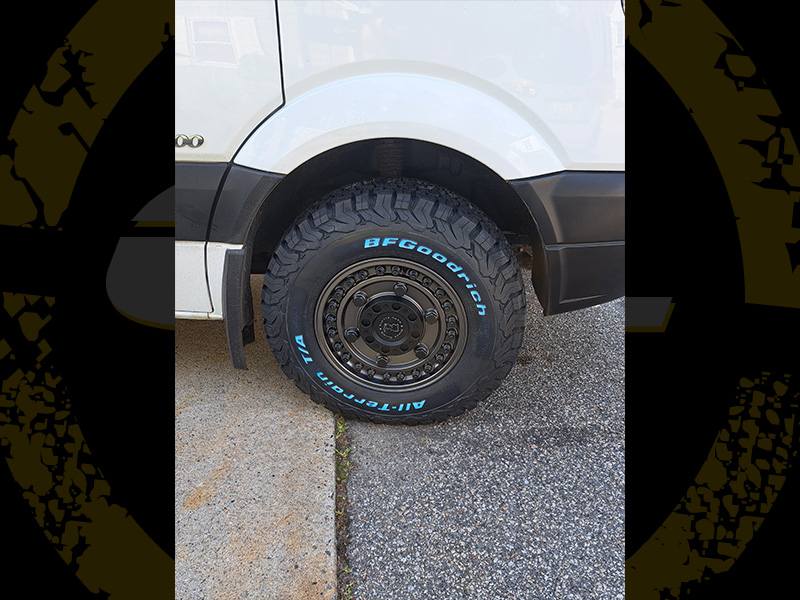2012 Mercedes-Benz Sprinter 2500 - 16x8 Black Rhino Wheels LT245/75R16 BFGoodrich Tires