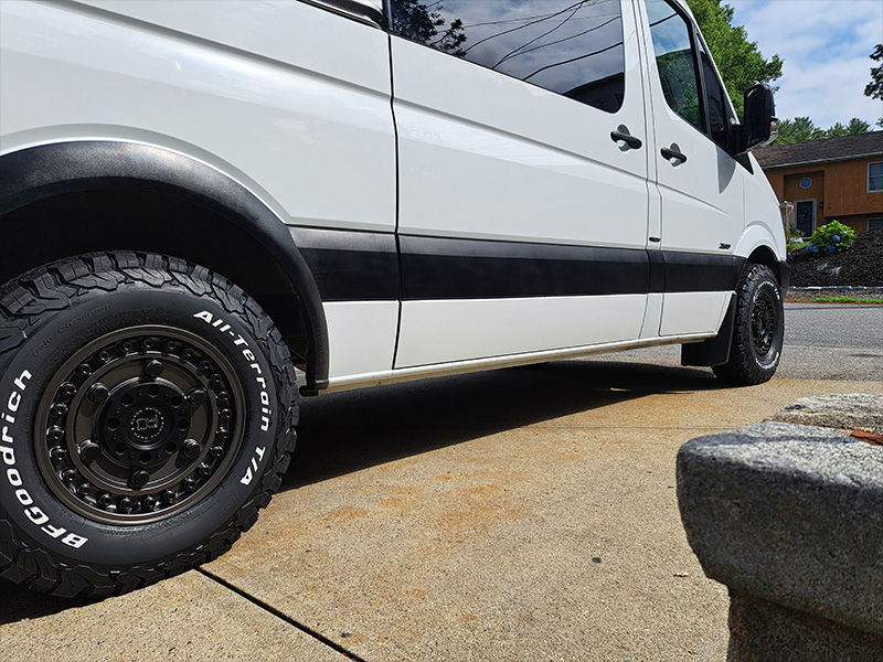 2012 Mercedes-Benz Sprinter 2500 - 16x8 Black Rhino Wheels LT245/75R16 ...