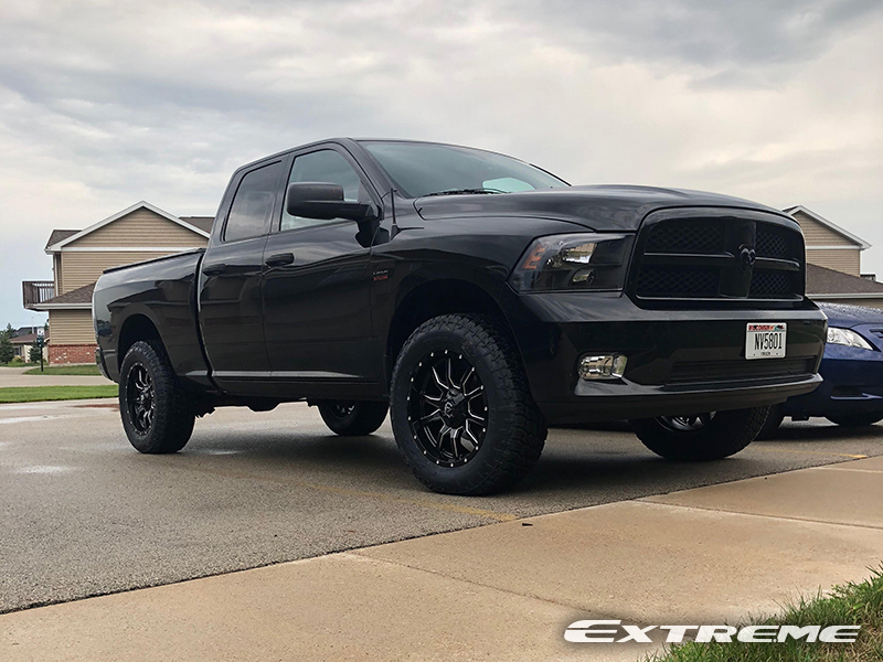 2012 Ram 1500 - 20x9 Fuel Offroad Wheels 275/65R20 Nitto Tires Rough ...