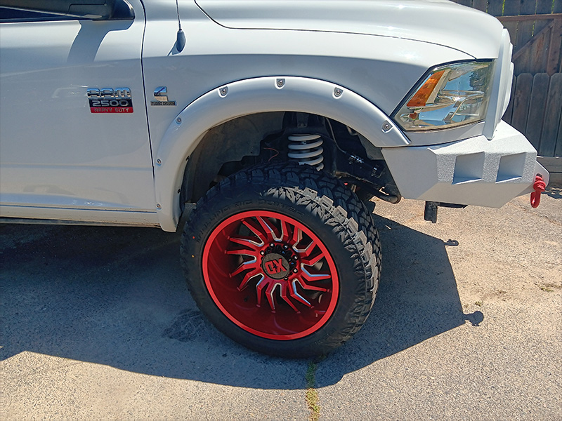 2012 Ram 2500 - 22x12 XD Series Wheels LT35x12.50R22 Rolling Big Power ...