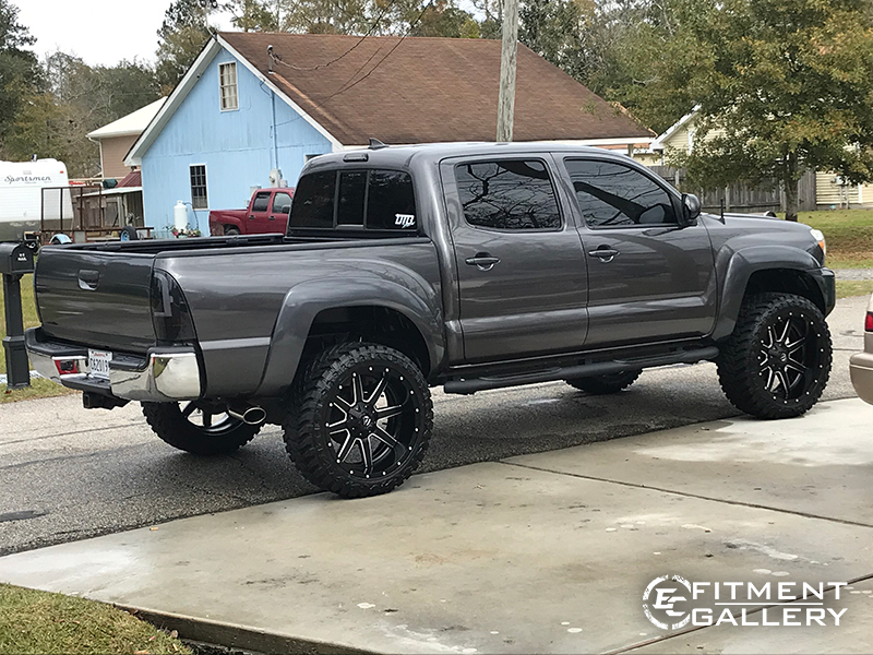 2012 Toyota Tacoma - 22x10 Fuel Offroad Wheels 33x12.5R22 Atturo Tires ...