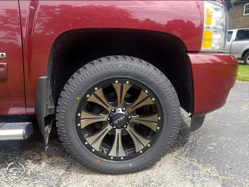 2013 Chevrolet Silverado 1500 - 20x9 Helo Wheels 275/55R20 Atturo Tires