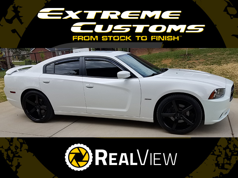 2013 Dodge Charger - Staggered Ruff Racing Wheels