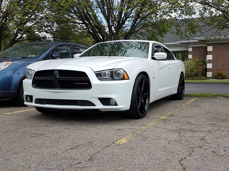 2013 Dodge Charger - Staggered Ruff Racing Wheels