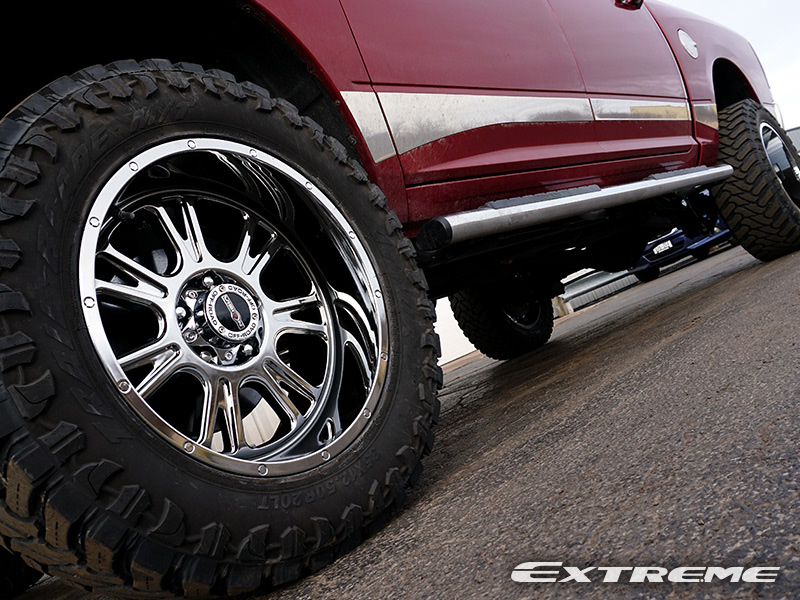 2013 Ram 1500 - 20x10 Vision Offroad Wheels 35x12.5R20 Atturo Tires ...