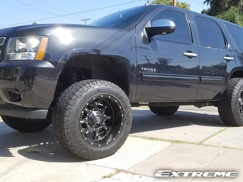 2013 Chevrolet Tahoe - 20x12 Fuel Offroad Wheels 35x12.5R20 Toyo Tires ...