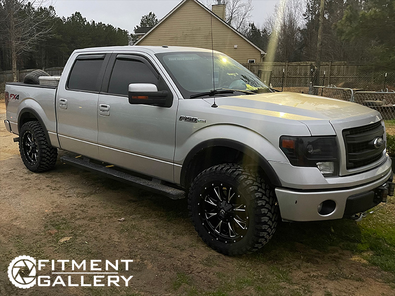 2013 Ford F-150 - 20x9 Fuel Offroad Wheels LT33x12.50R20 RBP Tires
