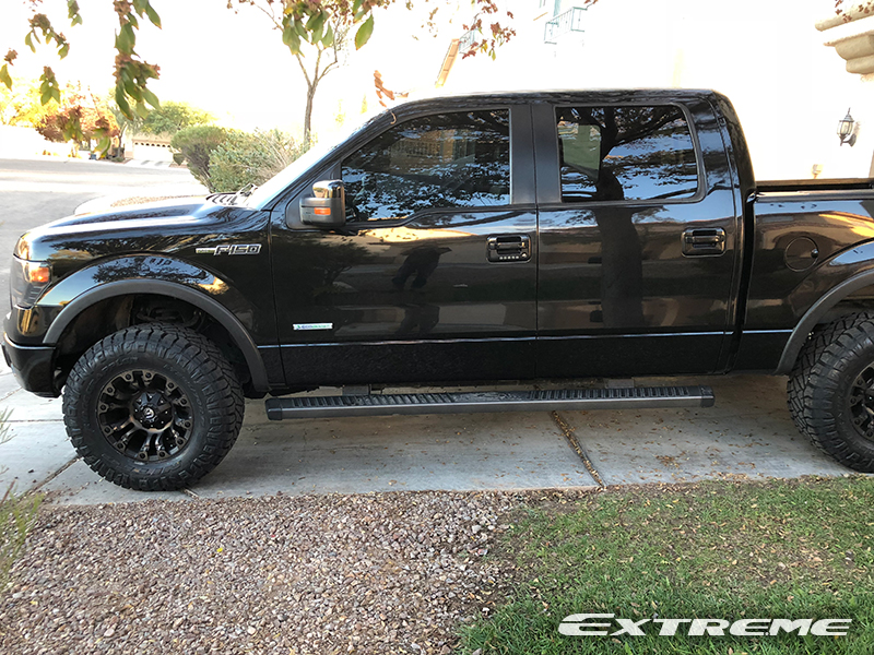 2013 Ford F-150 - 17x9 Fuel Offroad Wheels 295/70R17 Nitto Tires ...