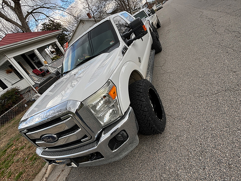 2013 Ford F-250 Super Duty - 20x12 Hardrock Wheels LT35x12.50R20 Venom ...