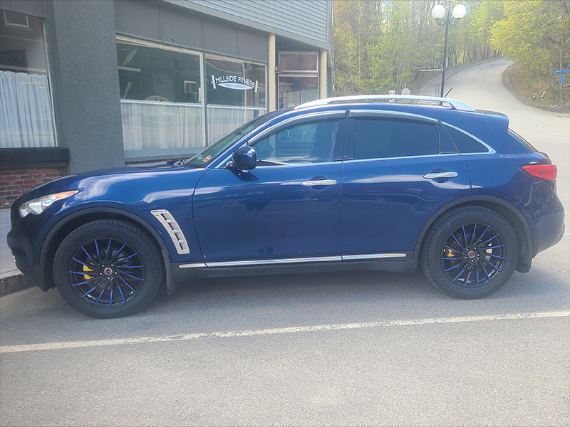 2013 Infiniti FX37 - 20x8.5 RTX Wheels 265/50R20 General Tires