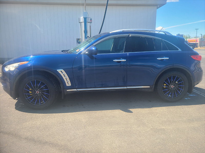 2013 Infiniti FX37 - 20x8.5 RTX Wheels 265/50R20 General Tires