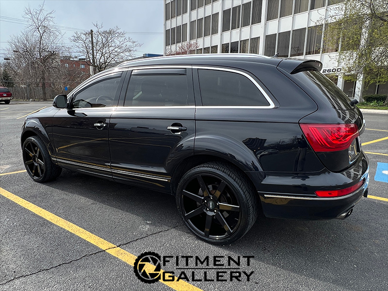 Q7 Black Rims