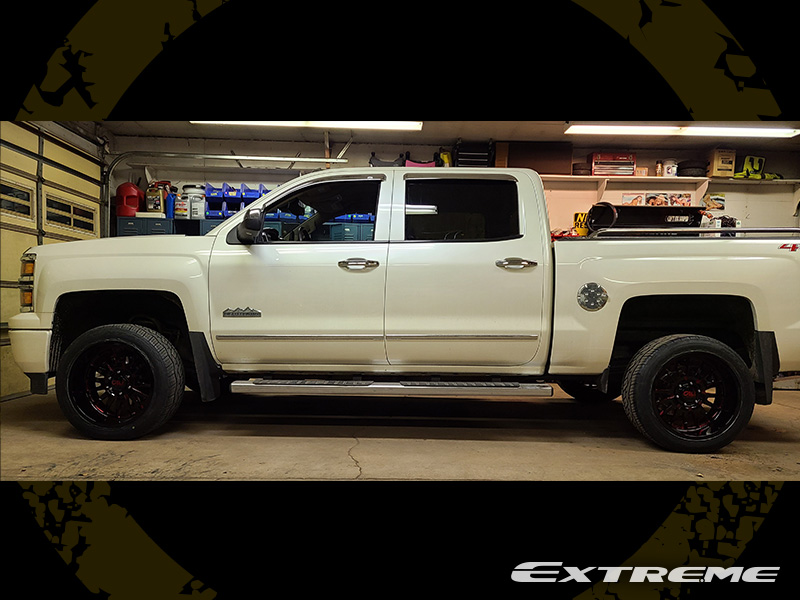 2014 Chevrolet Silverado 1500 - 20x10 Cali Offroad Wheels 275/45R20 ...
