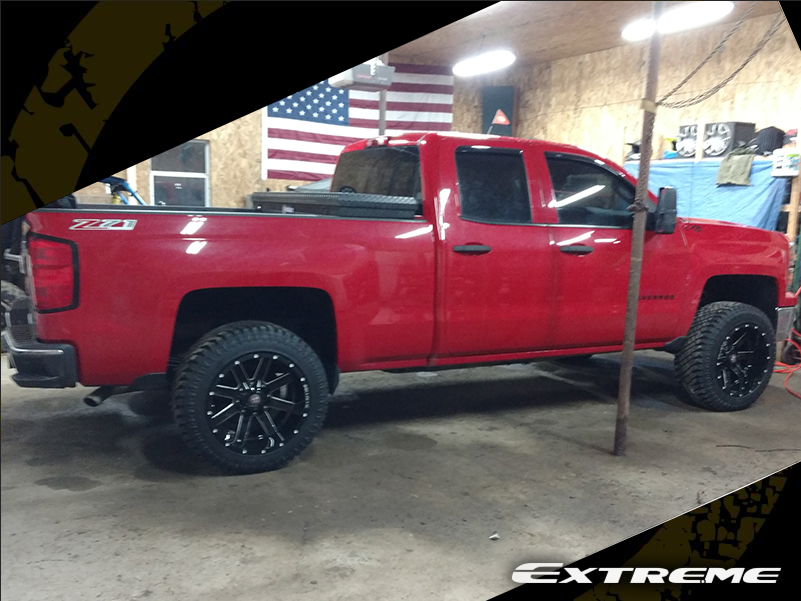 2014 Chevrolet Silverado 1500 - 20x12 Ballistic Wheels 33x12.5R20 ...