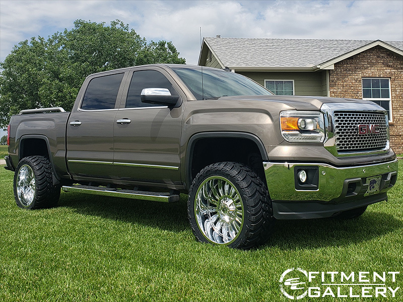 2014 GMC Sierra 1500 - 22x12 RBP Wheels LT33x14.50R22 AMP Tires