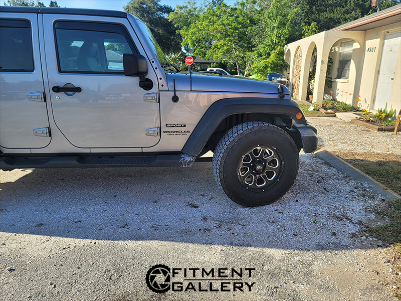 2014 Jeep Wrangler - 17x9 G-FX Wheels LT285/70R17 Nitto Tires