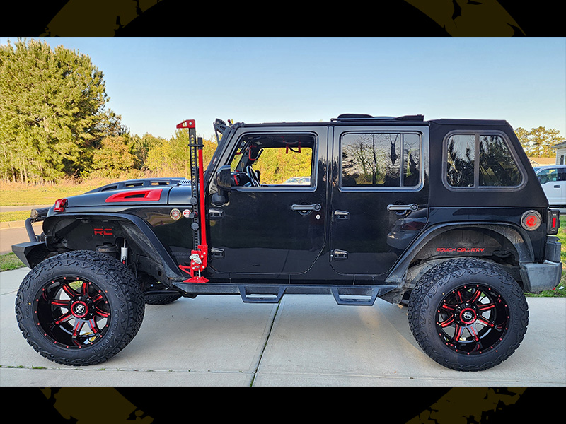 2014 Jeep Wrangler - 20x12 XF Offroad Wheels LT35x12.50R20 Venom Power ...