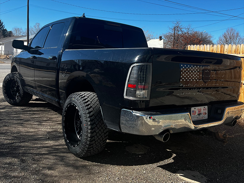2014 Ram 1500 - 20x12 TIS Offroad Wheels LT33x12.50R20 Atturo Tires
