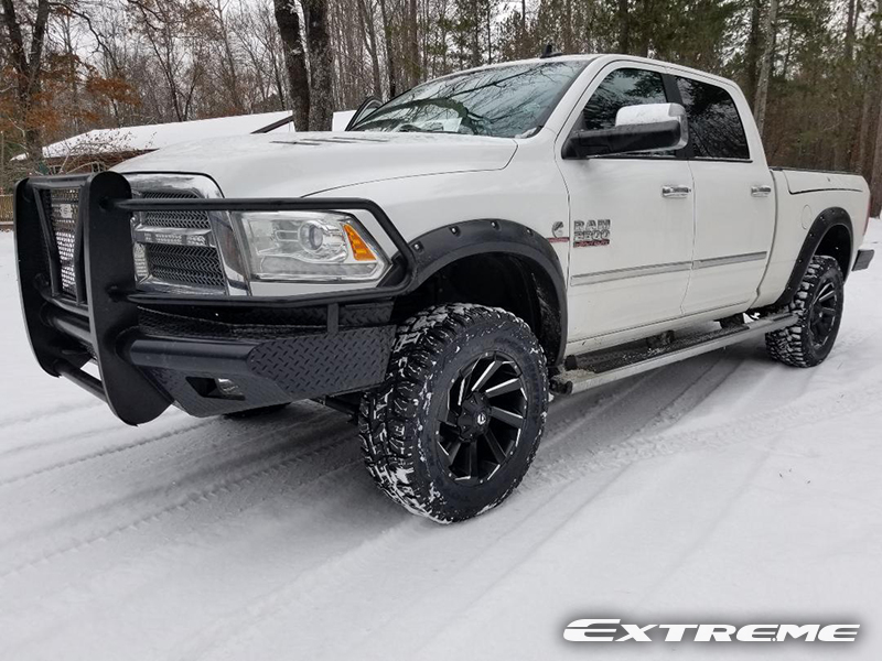 2014 Ram 2500 - 20x9 Fuel Offroad Wheels 35x12.5R20 Toyo Tires Rough ...