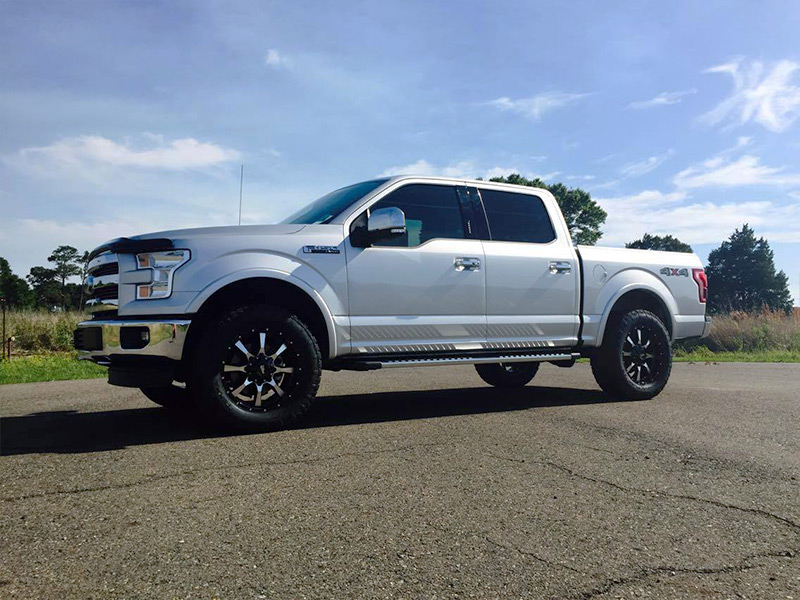 2015 Ford F-150 - 20x9 Moto Metal Wheels 295/60R20 Nitto Tires Rough ...