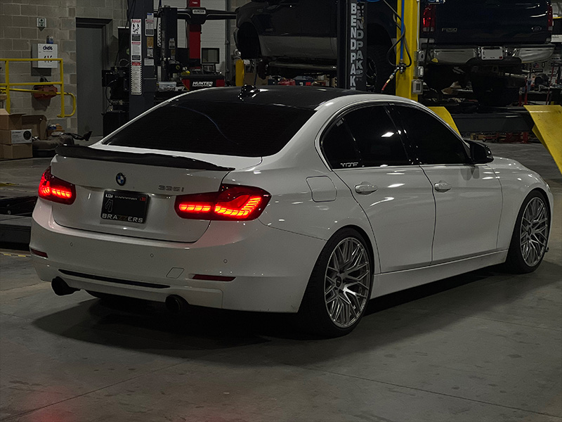 2015 BMW 335i - Staggered Momo Wheels 225/40R18 Continental Tires
