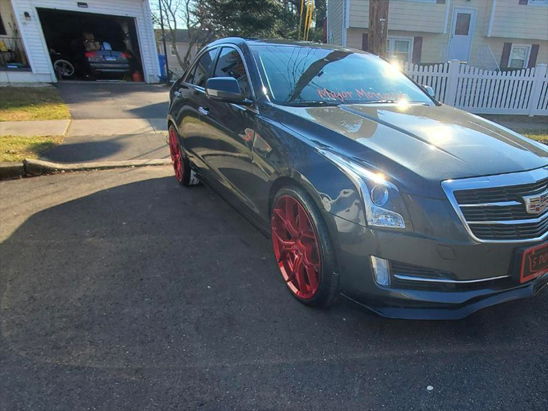 2015 Cadillac ATS - 20x9 Asanti Black Label Wheels 245/35ZR20 Ironman Tires