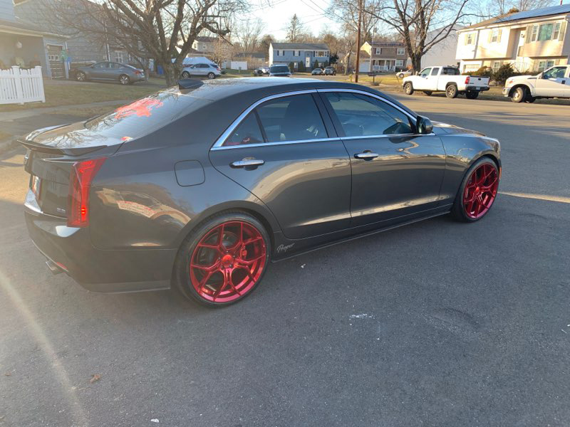 2015 Cadillac ATS - 20x9 Asanti Black Label Wheels 245/35ZR20 Ironman Tires