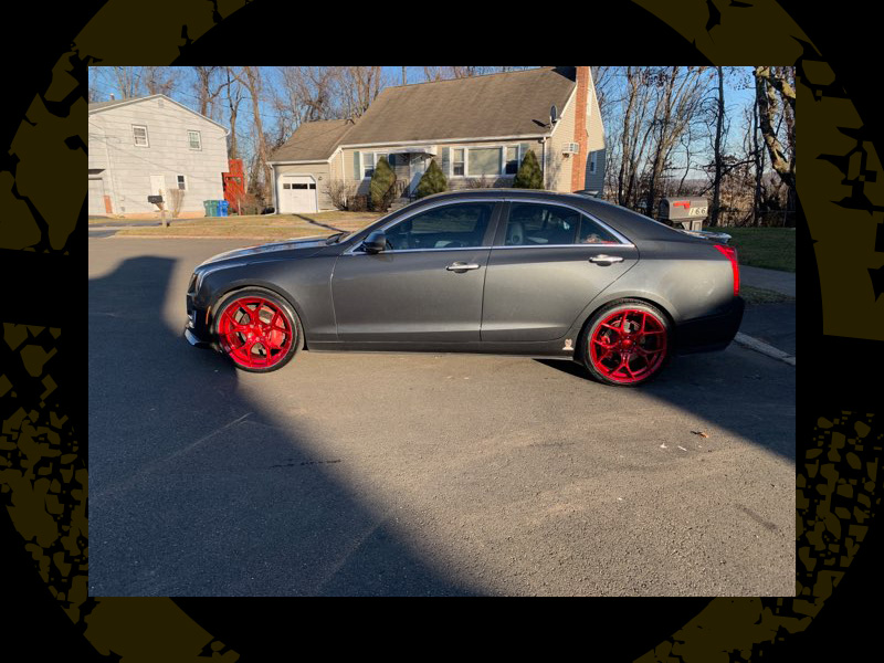 2015 Cadillac ATS - 20x9 Asanti Black Label Wheels 245/35ZR20 Ironman Tires