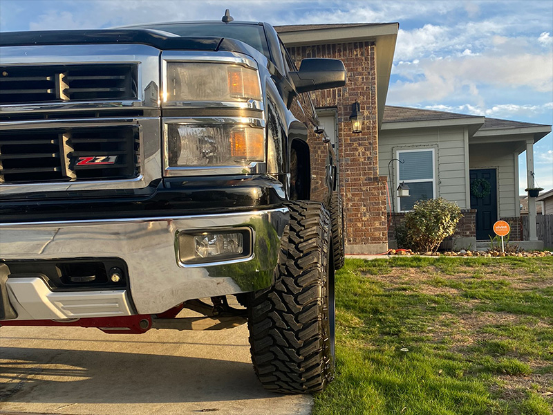 2015 Chevrolet Silverado 1500 - 22x12 Hostile Wheels LT35x12.50R22 ...