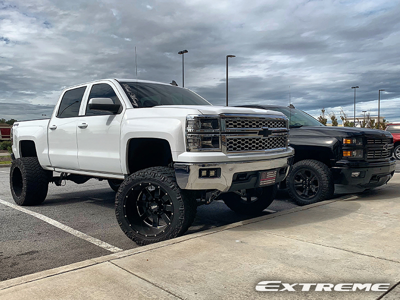 2015 Chevrolet Silverado 1500 - 22x14 Moto Metal Wheels 375/45R22 Nitto ...