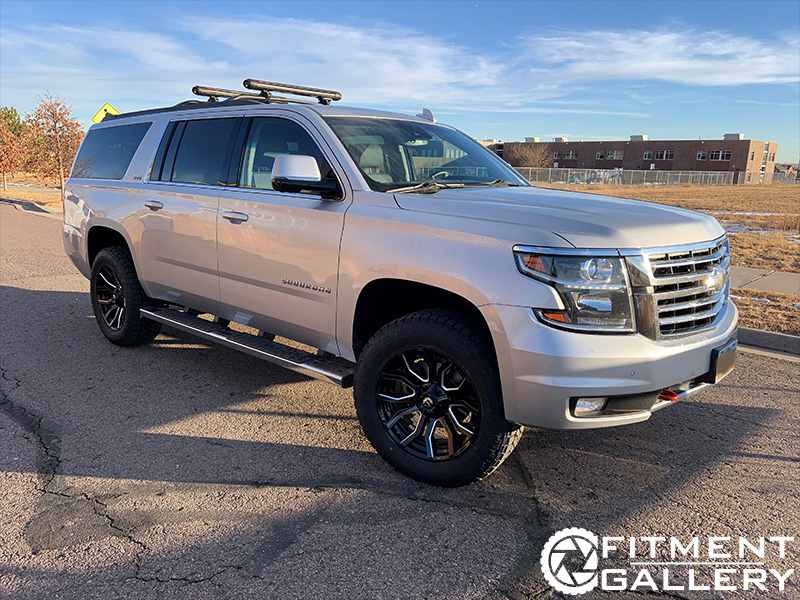 2015 Chevrolet Suburban - 20x9 Fuel Offroad Wheels 275/60R20 Toyo Tires