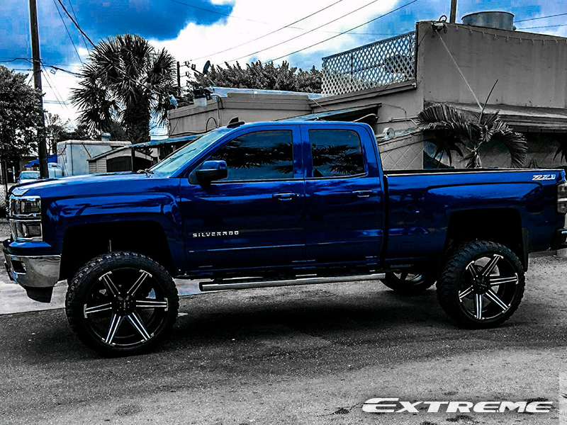 2015 Chevrolet Silverado 1500 - 26x12 Tuff Wheels 37x13.5R26 RBP Tires ...