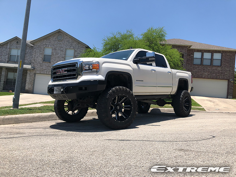 2015 GMC Sierra 1500 - 24x12 Moto Metal Wheels Rough Country 7-inch ...