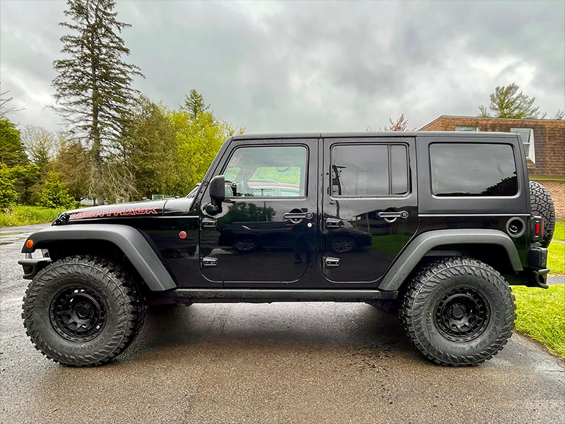 2015 Jeep Wrangler - 16x8 Black Rhino Wheels LT315/75R16 Yokohama Tires