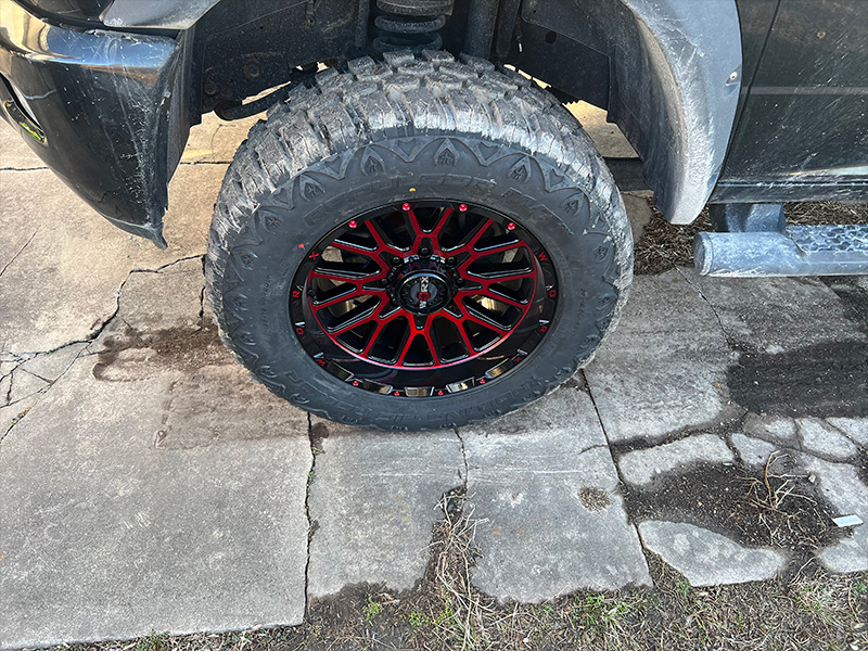 2015 Ram 2500 - 20x10 Worx Wheels LT35x12.50R20 Rolling Big Power Tires